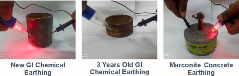 Chemical earthing vs marconite earthing